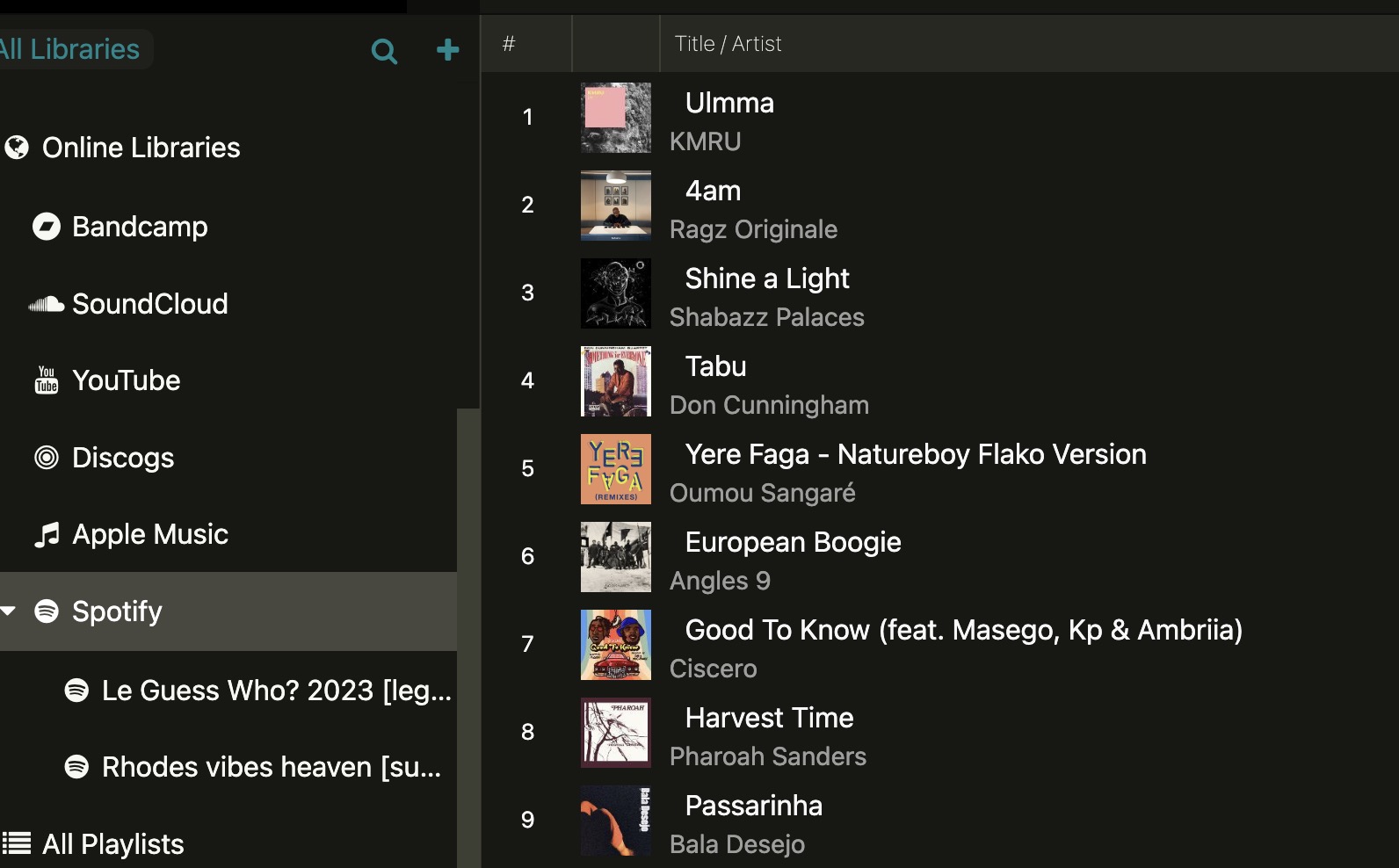 How can I import my Spotify collection? - Crates